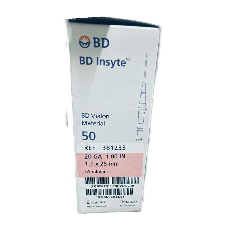 BD Cannula IV INSYTE 22 G x 1.0 in (50)- Blue – ACE MEDICAL SUPPLIES