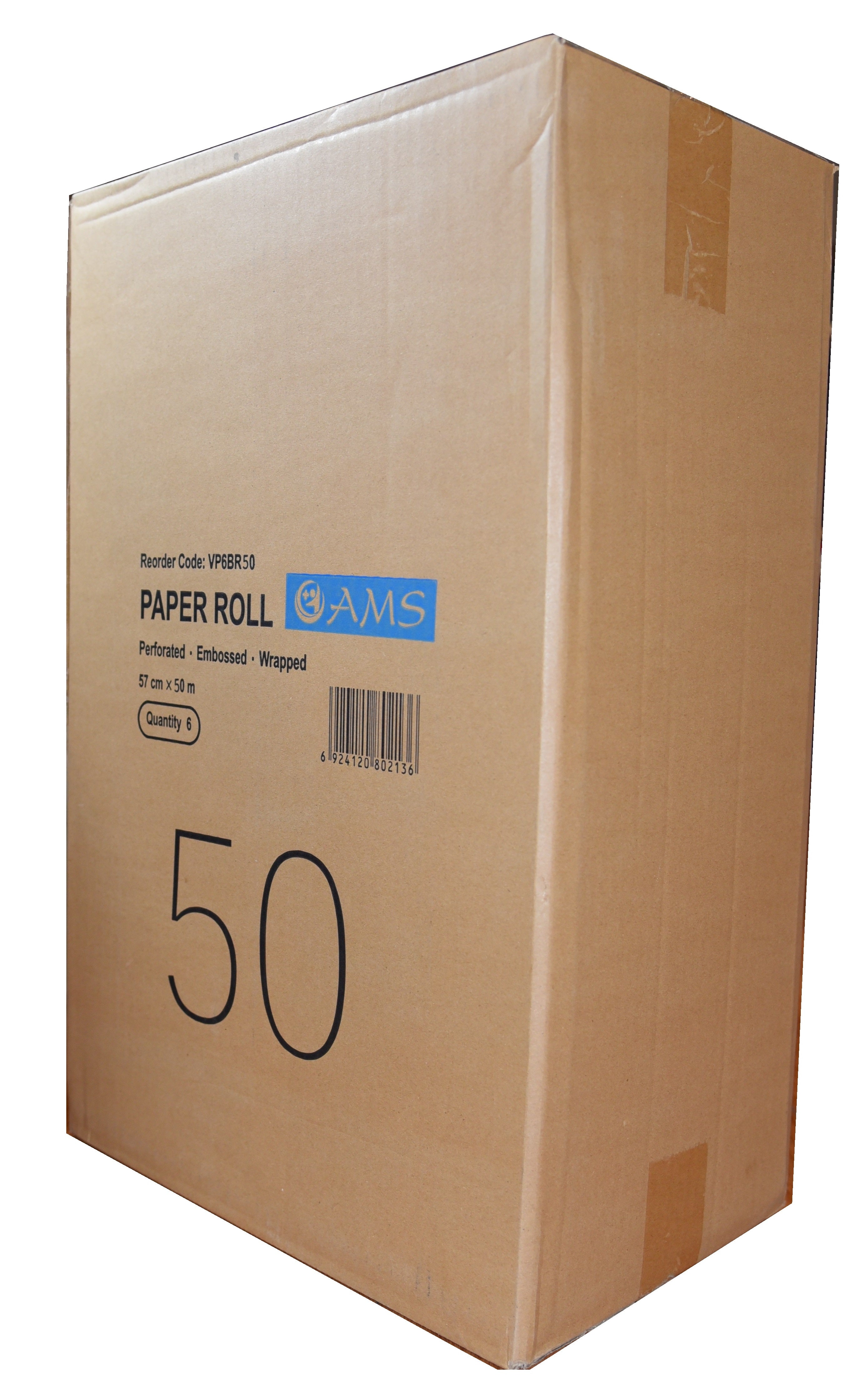 Paper Bed Roll 50M Perforated (6 Rolls per Carton) – ACE MEDICAL SUPPLIES